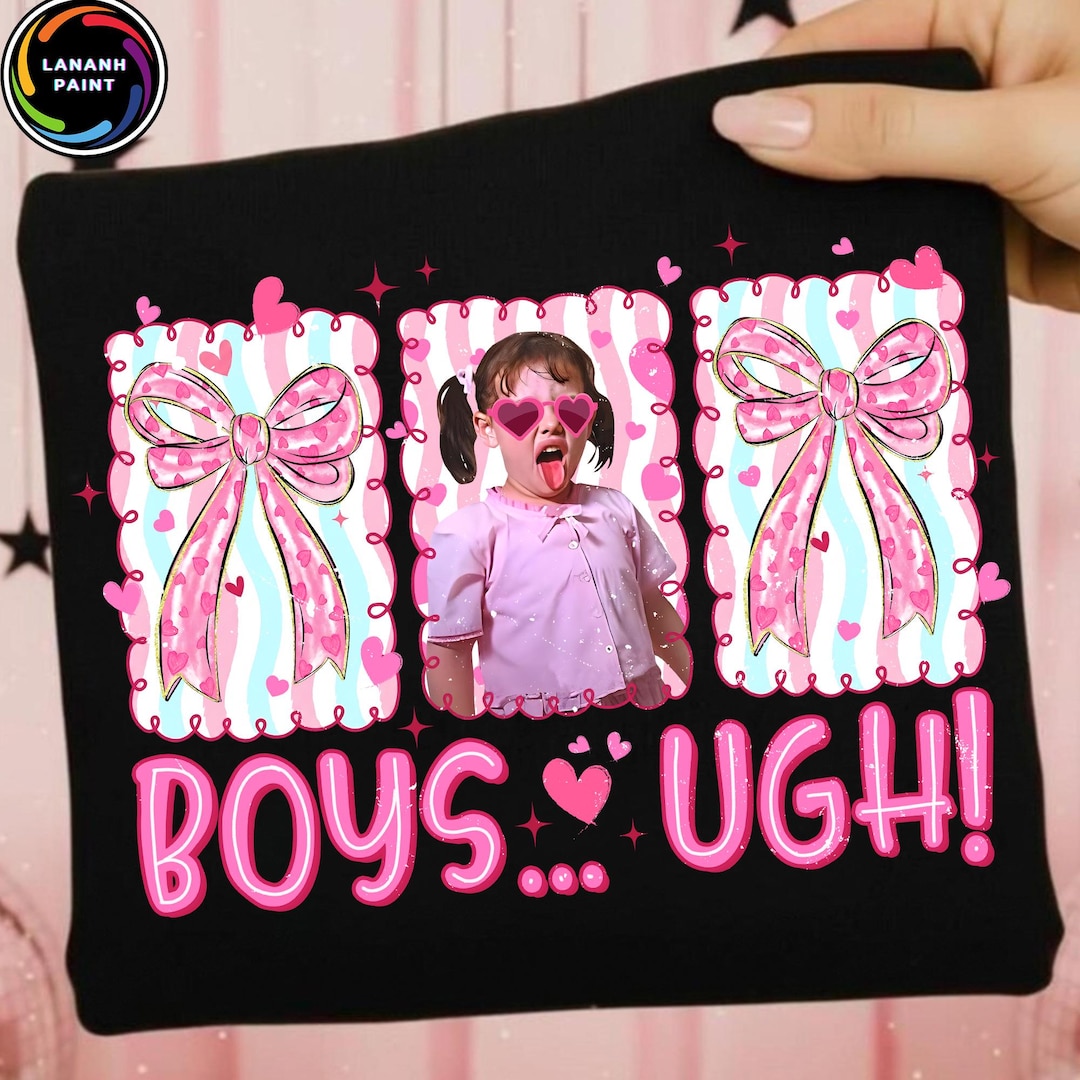 Coquette Girl Ugh Boy Ugh Valentine PNG, Retro Love Valentine Day ...