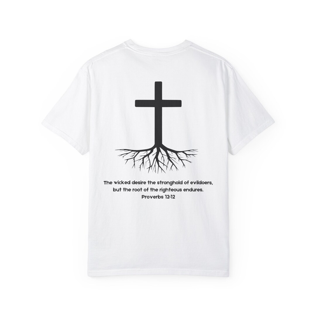 Rooted in Righteousness Main Design Heavyweight T Shirt - Etsy