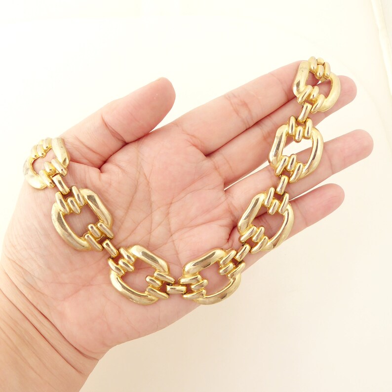 1980s Vintage Gold Chain Link Hip Hop Chunky Statement Nicki Minaj ...