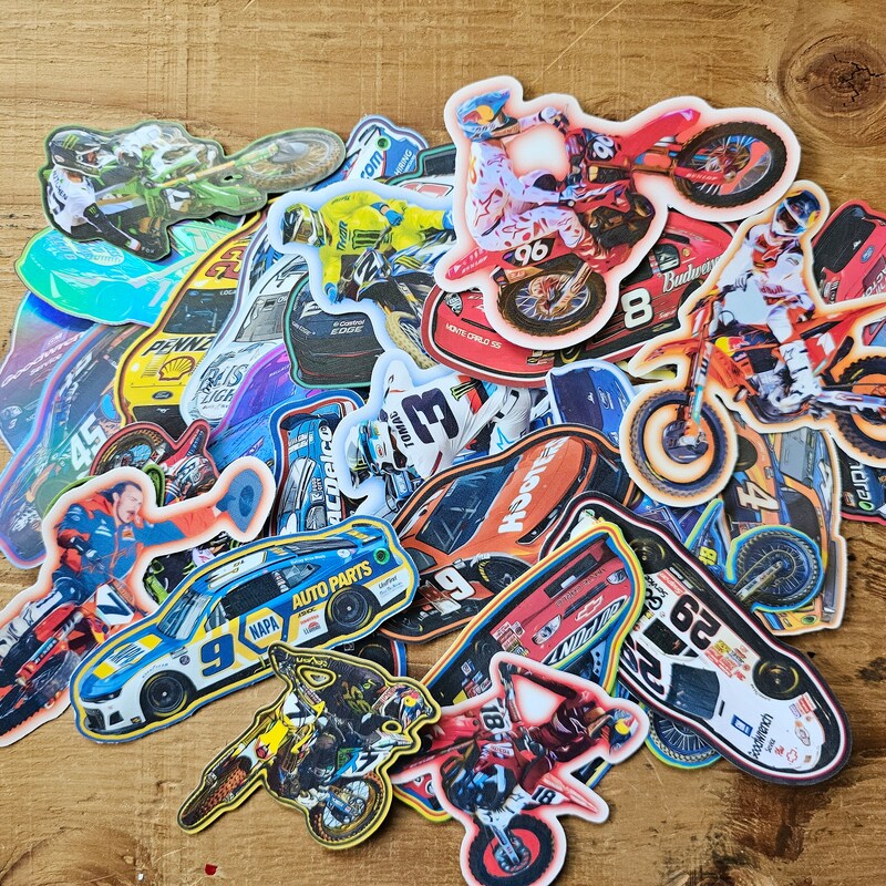 Nascar Stickers - Etsy