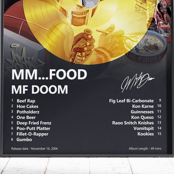 Mf Doom Poster No Frame - Etsy