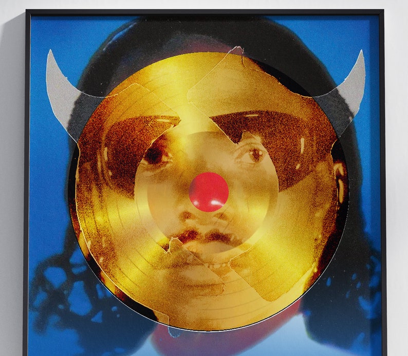 Gemini Rights, by Steve Lacy. A4 Poster With Gold Disc Frame, Music ...