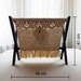 Macrame Newspaper Holder Wooden Magazine Rack Bohemian Style Book ...