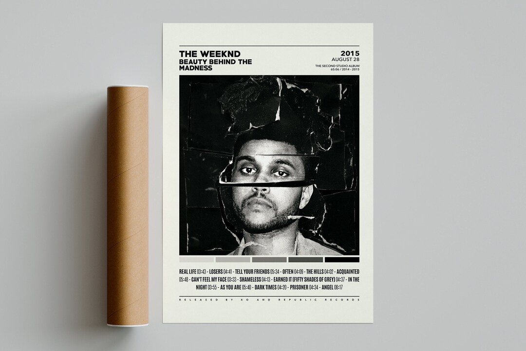 The Weeknd Posters / Beauty Behind the Madness Poster / the Weeknd ...