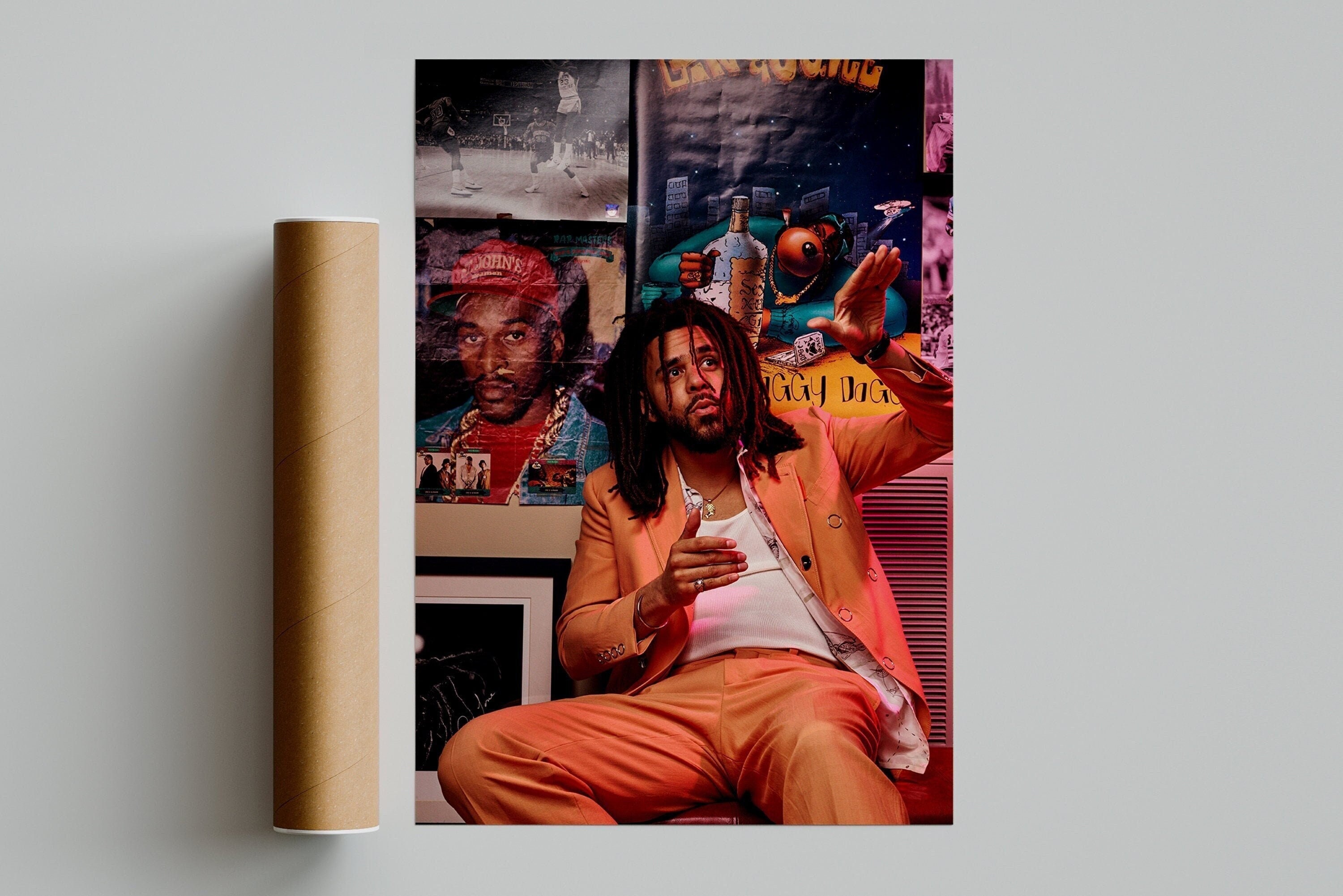 J. Cole Posters / J. Cole Album Cover Poster, Poster Print Wall Art ...