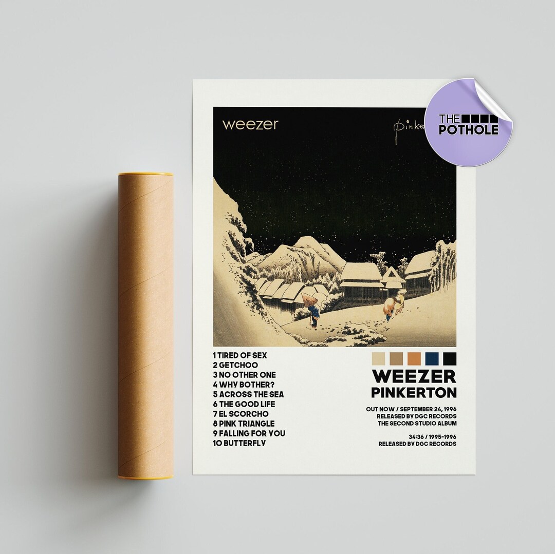 Weezer Posters / Pinkerton Album Poster / Album Cover Poster / Poster ...