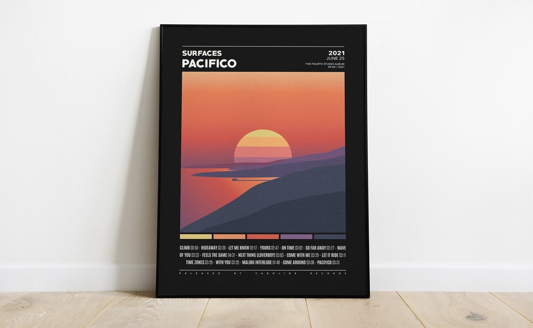 Surfaces Posters / Pacifico Poster / Album Cover Poster / Poster Print ...