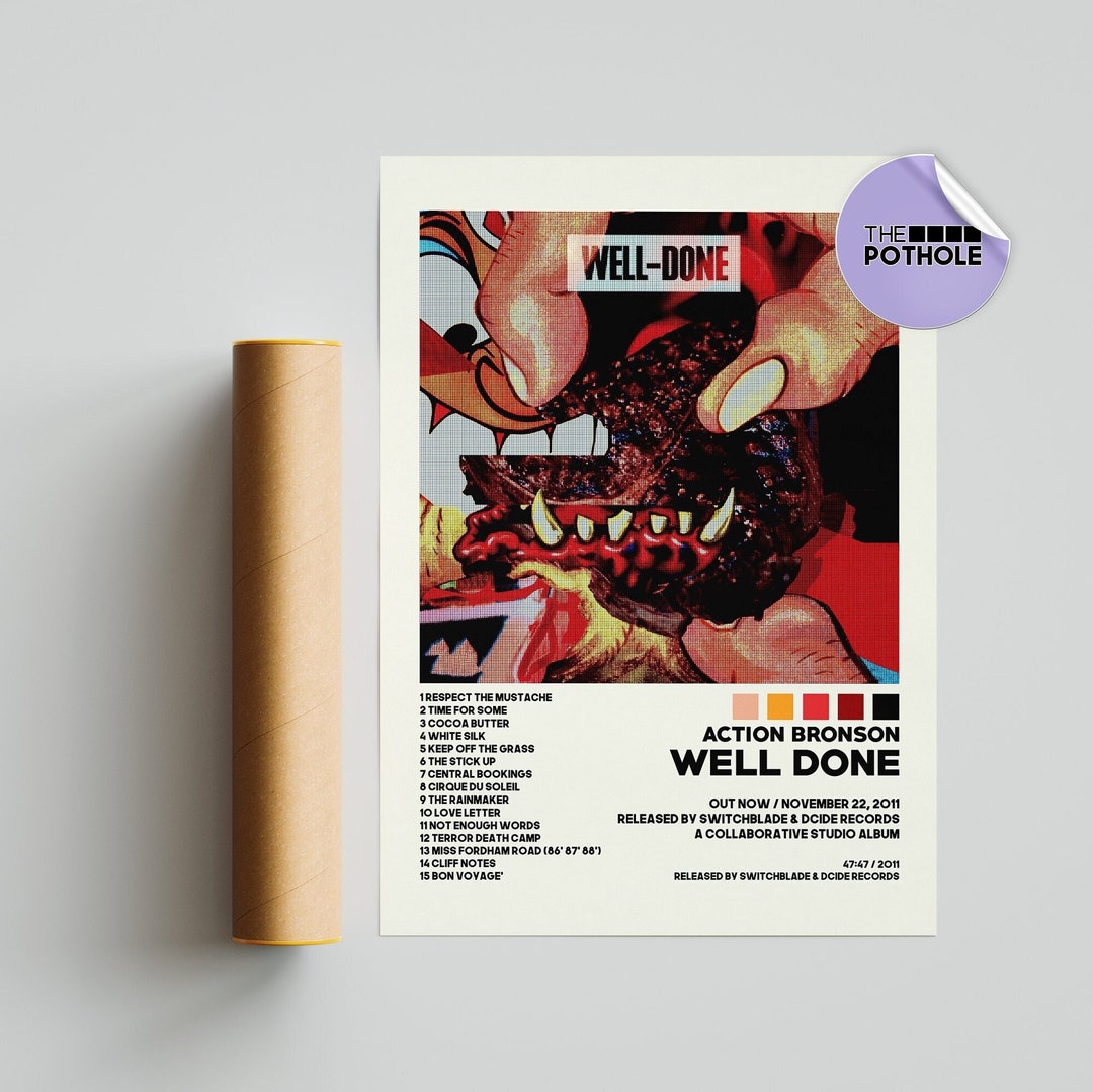 Action Bronson Posters / Well Done Poster / Action Bronson, Well Done ...