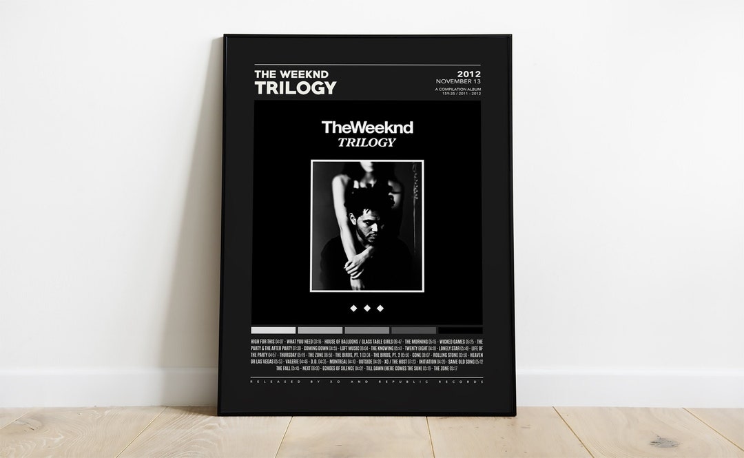 The Weeknd Posters / Trilogy Poster / the Weeknd, Trilogy, Album Cover ...