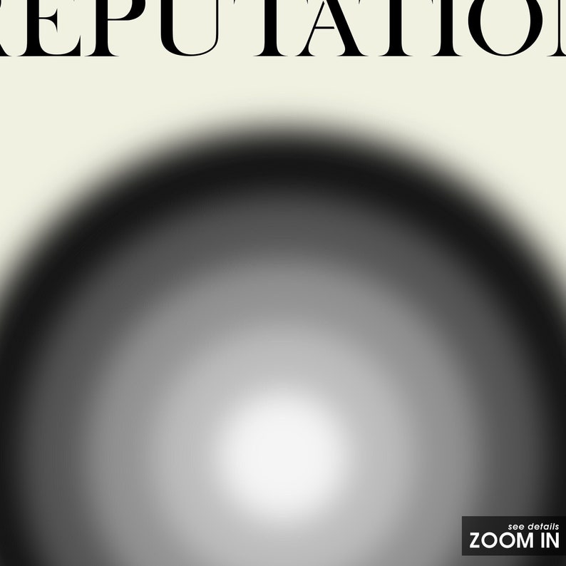 Taylor Swift Posters / Reputation Poster / Album Cover Poster, Gradient ...