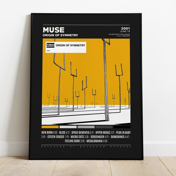 Muse Album Cover Poster - Etsy