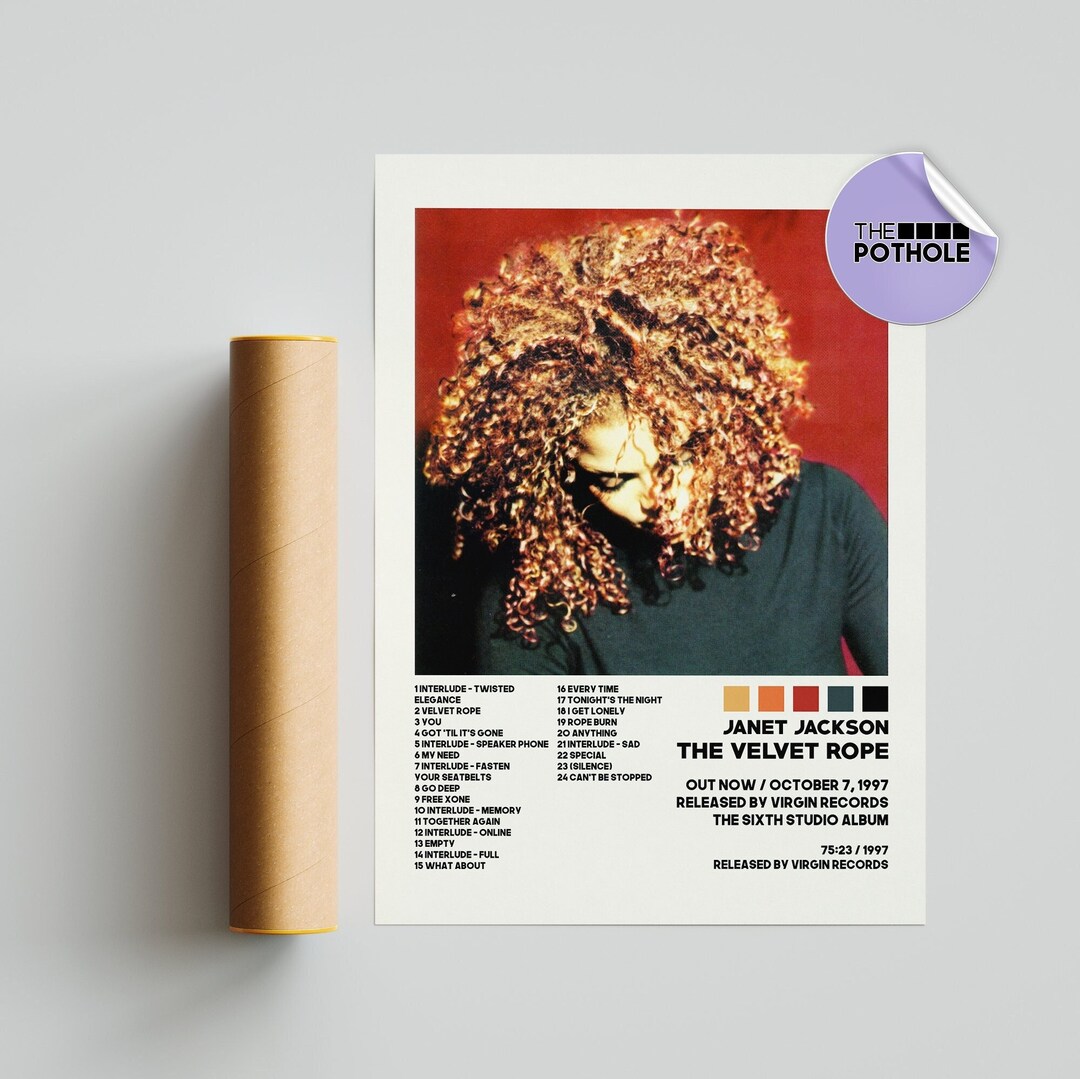 Janet Jackson Posters / Velvet Rope Poster, Janet Jackson, Velvet Rope ...