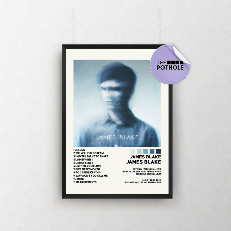 James Blake Posters, James Blake Poster, James Blake Album Cover Poster ...