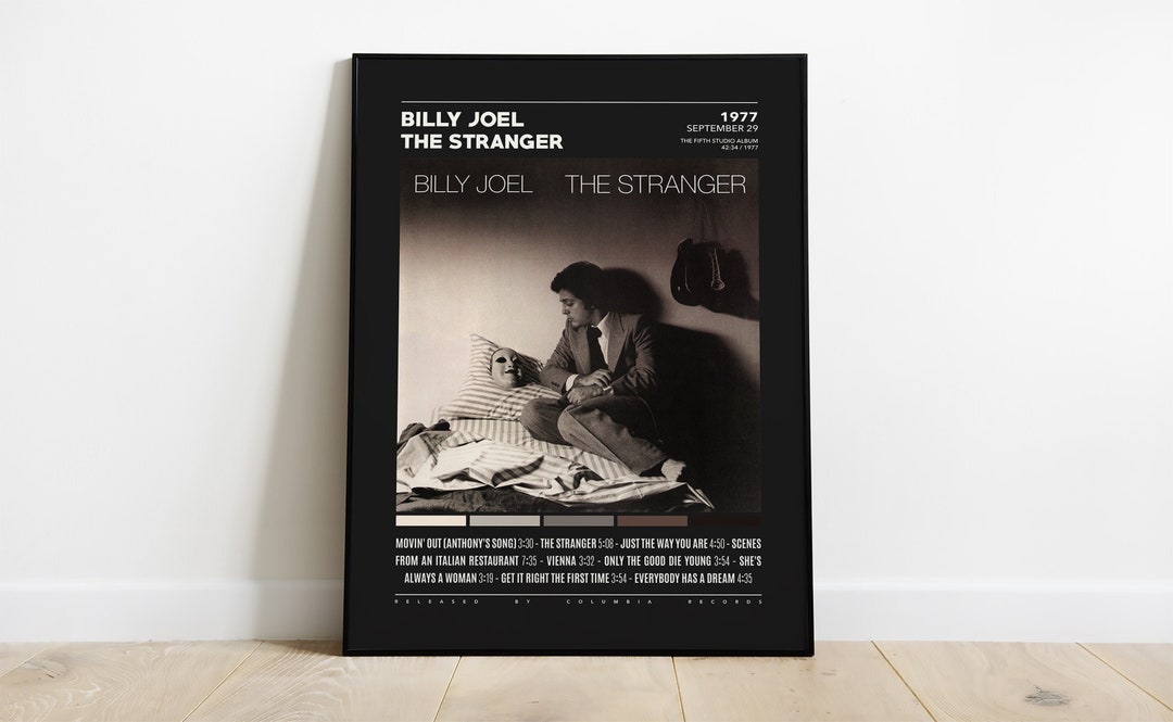 Billy Joel Posters / the Stranger Poster / Album Cover Poster, Poster ...