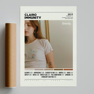 Clairo Posters / Immunity Poster / Album Cover Poster / Poster Print ...