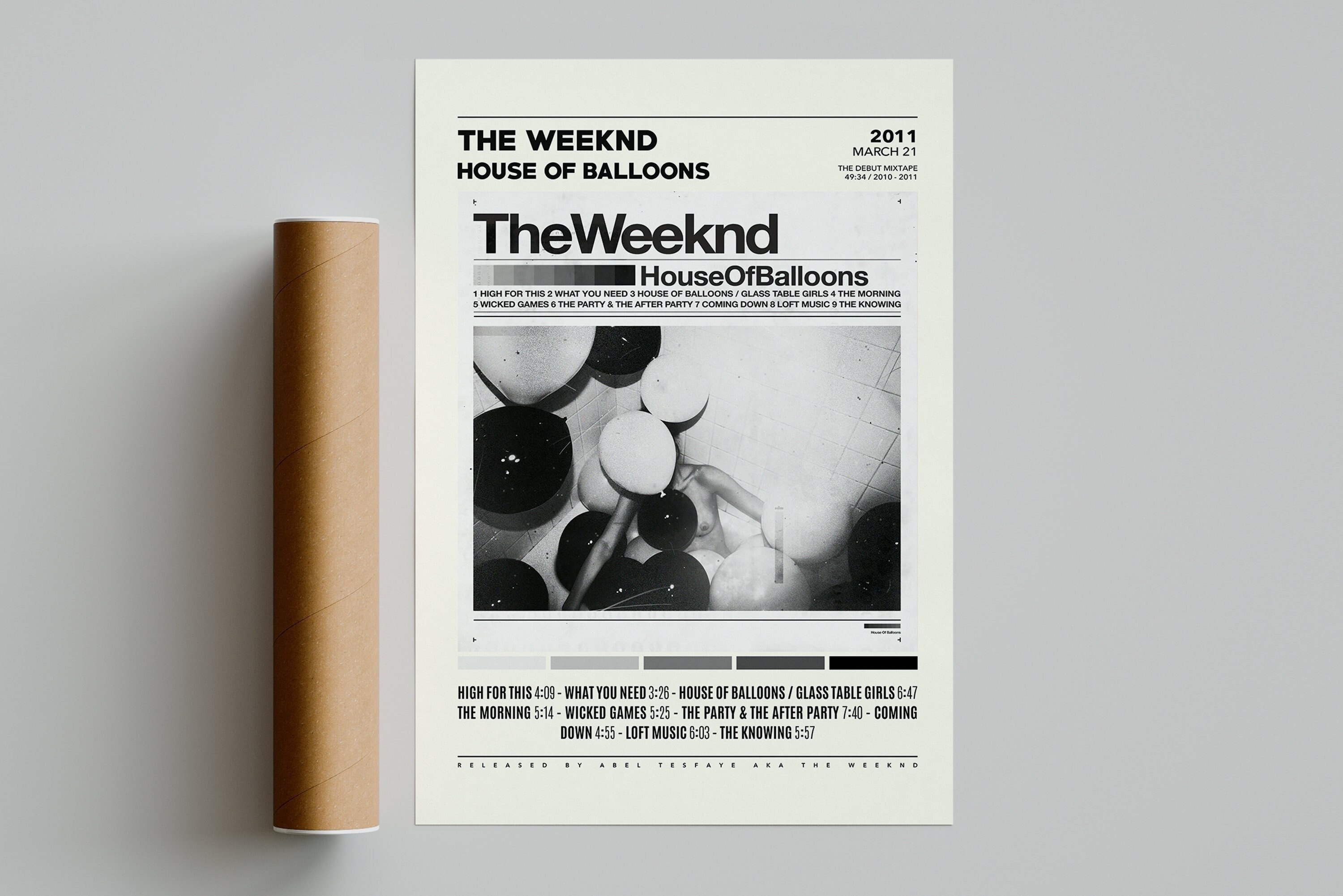 The Weeknd Posters / House of Balloons Poster / the Weeknd, Album Cover ...