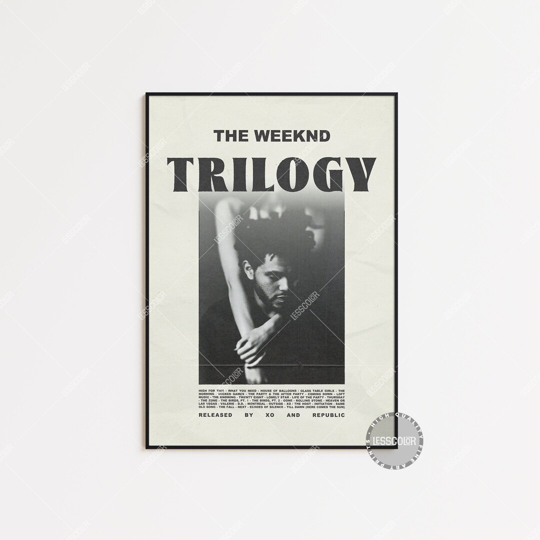 The Weeknd Posters / Trilogy Poster / the Weeknd, Trilogy, Album Cover ...