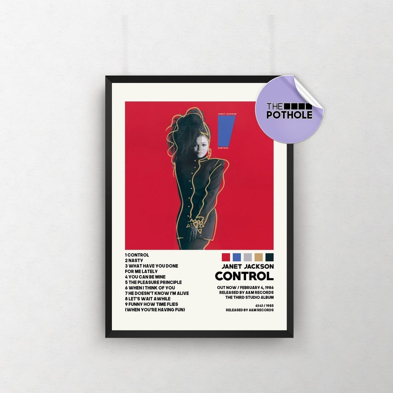 Janet Jackson Posters / Control Poster, Janet Jackson, Control, Album ...