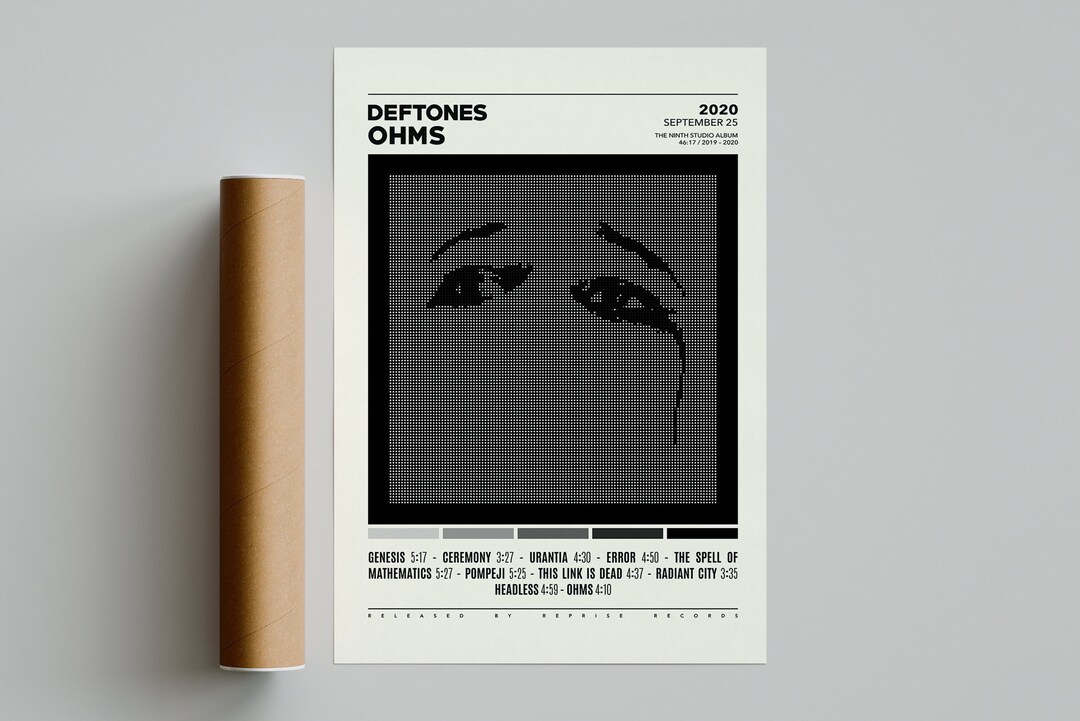 Deftones Posters / Ohms Poster, Album Cover Poster, Print Wall Art ...