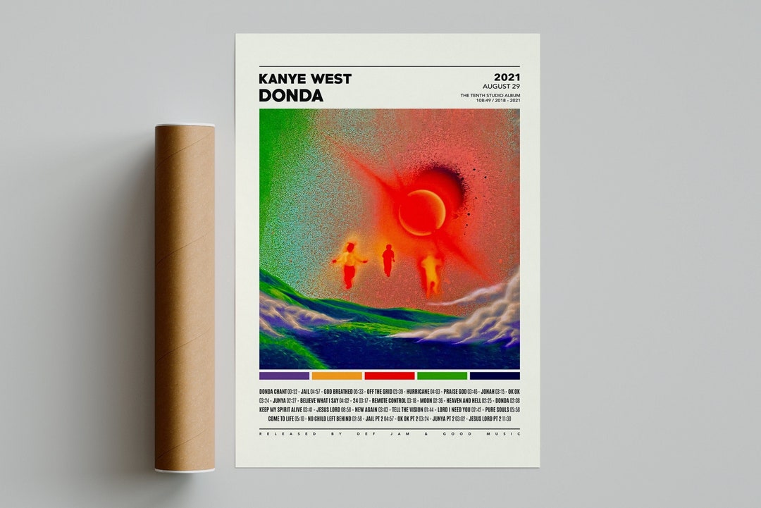 Kanye West Poster / Donda Poster / Album Cover Poster Poster Print Wall ...