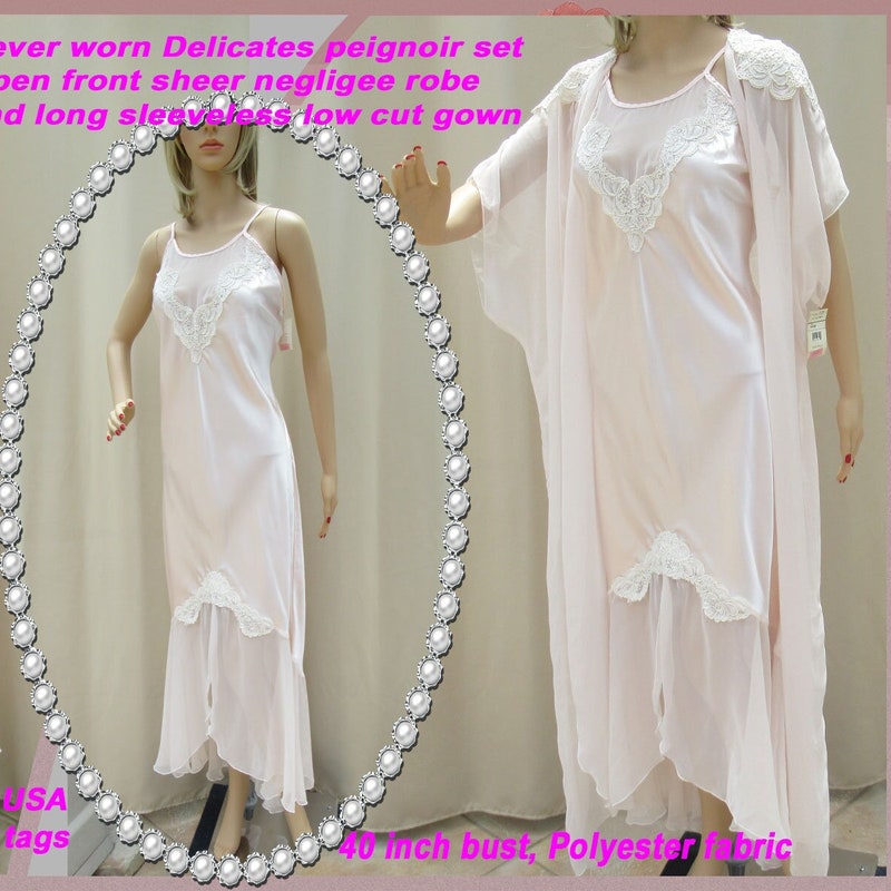 Open Front Nightgown - Etsy