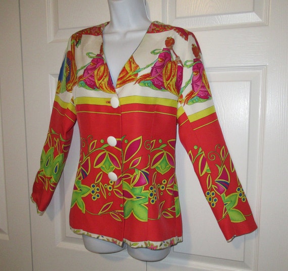 33 inch bust fitted blazer, Marina Sithon for KAMOSHO… - Gem