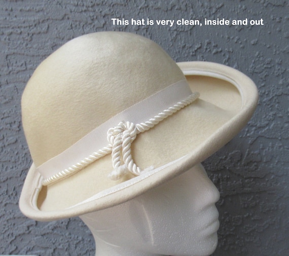 100% wool Michelle hat, Starfire Melange Blend Felt, … - Gem
