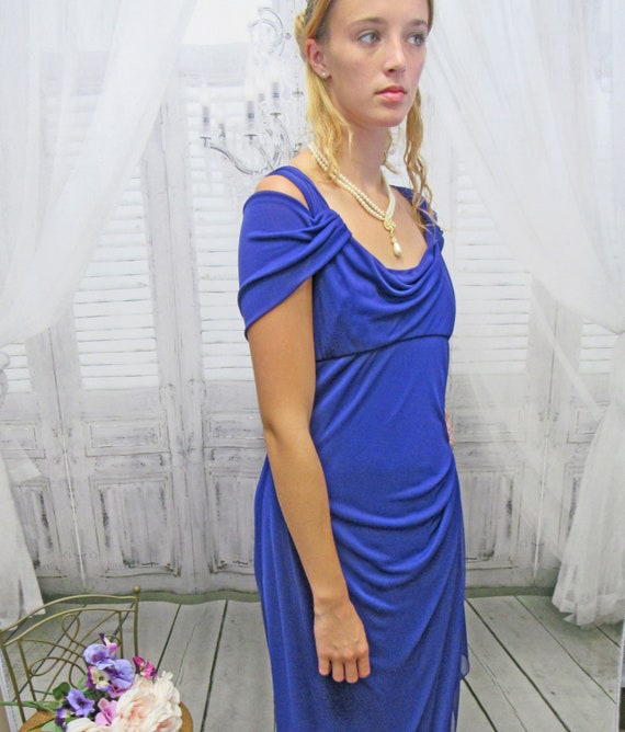 39 bust long formal dress, Alex Evenings cold shoulde… - Gem