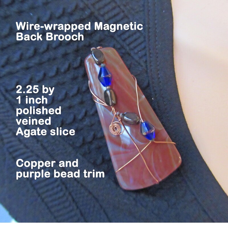 Wire Wrapped Brooch - Etsy