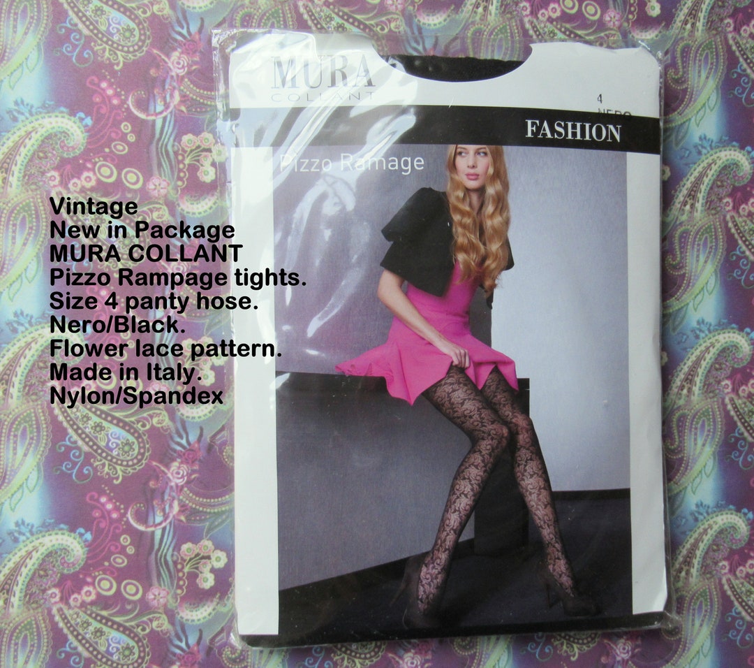 Sz 4 MURA COLLANT Pizzo Rampage Tights, New in Package, for 150 185 ...