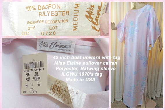 42 inch bust unworn w/tag caftan Miss Elaine, Pullove… - Gem