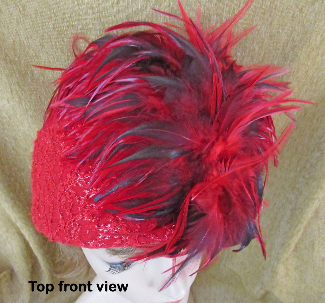 Mr. Hi's Classic Hat Toque Style Red Wool Shaped Felt W/ - Etsy