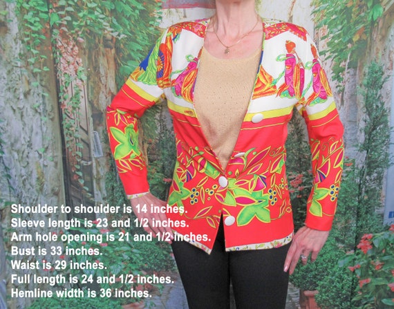 33 inch bust fitted blazer, Marina Sithon for KAMOSHO… - Gem