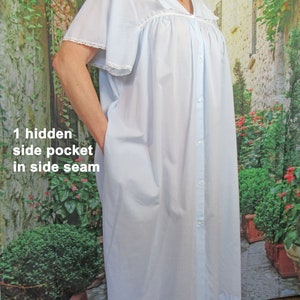 Sz XL Adonna Robe, 54 Inch Bust, Never Worn, Original Paper Tag, Cotton ...