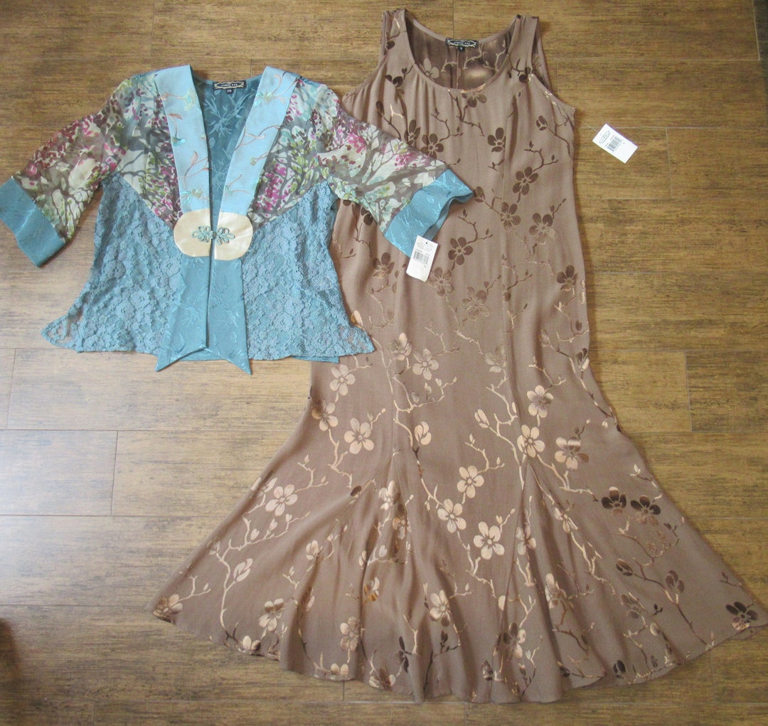 38 Bust Dress & Kimono, Violet Kay Boho Chic, Original Paper Tags ...