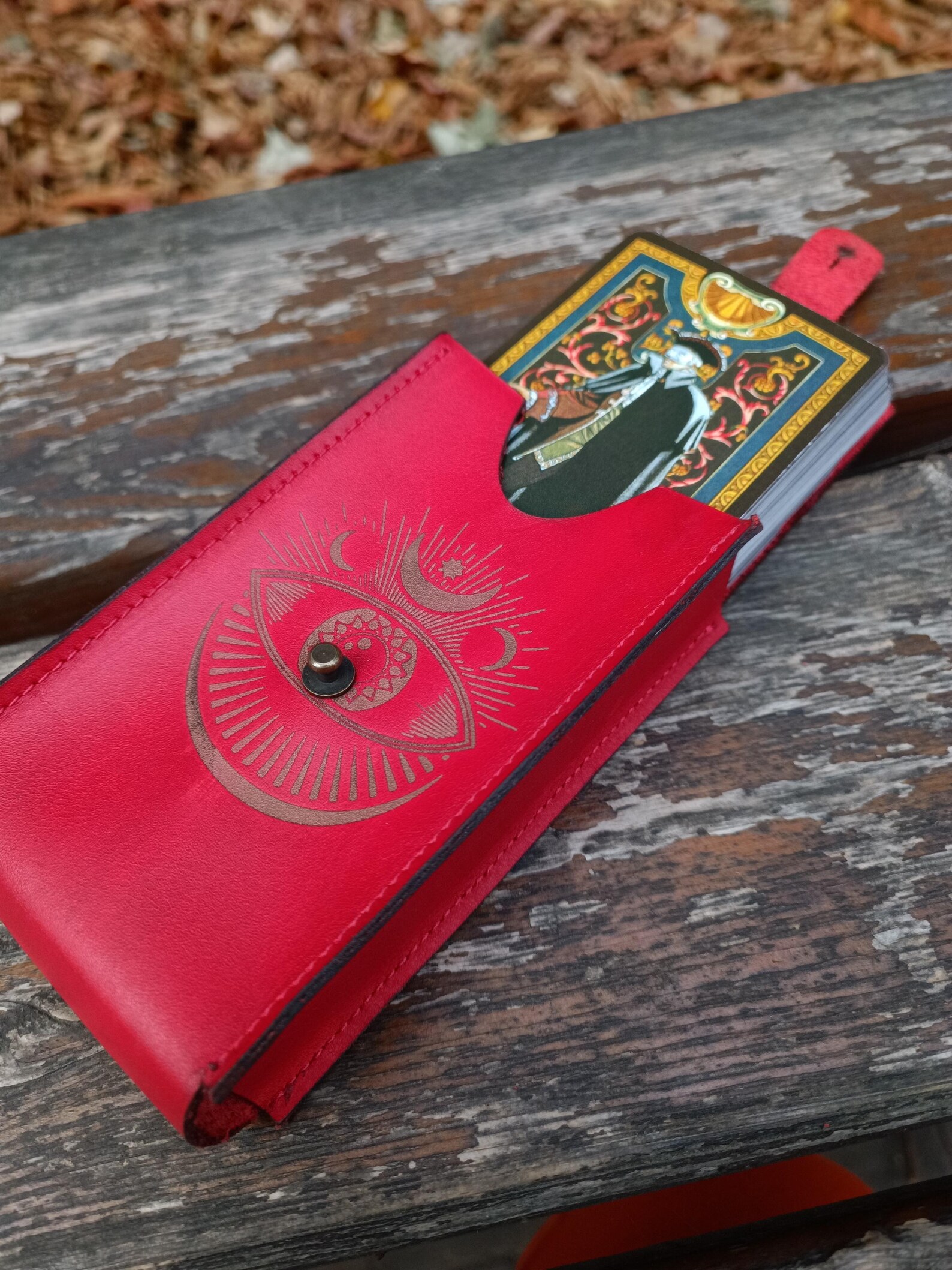 Leather Tarot Card Holder, Deck Case, Box, Pouch, Tarot Card Wrap ...