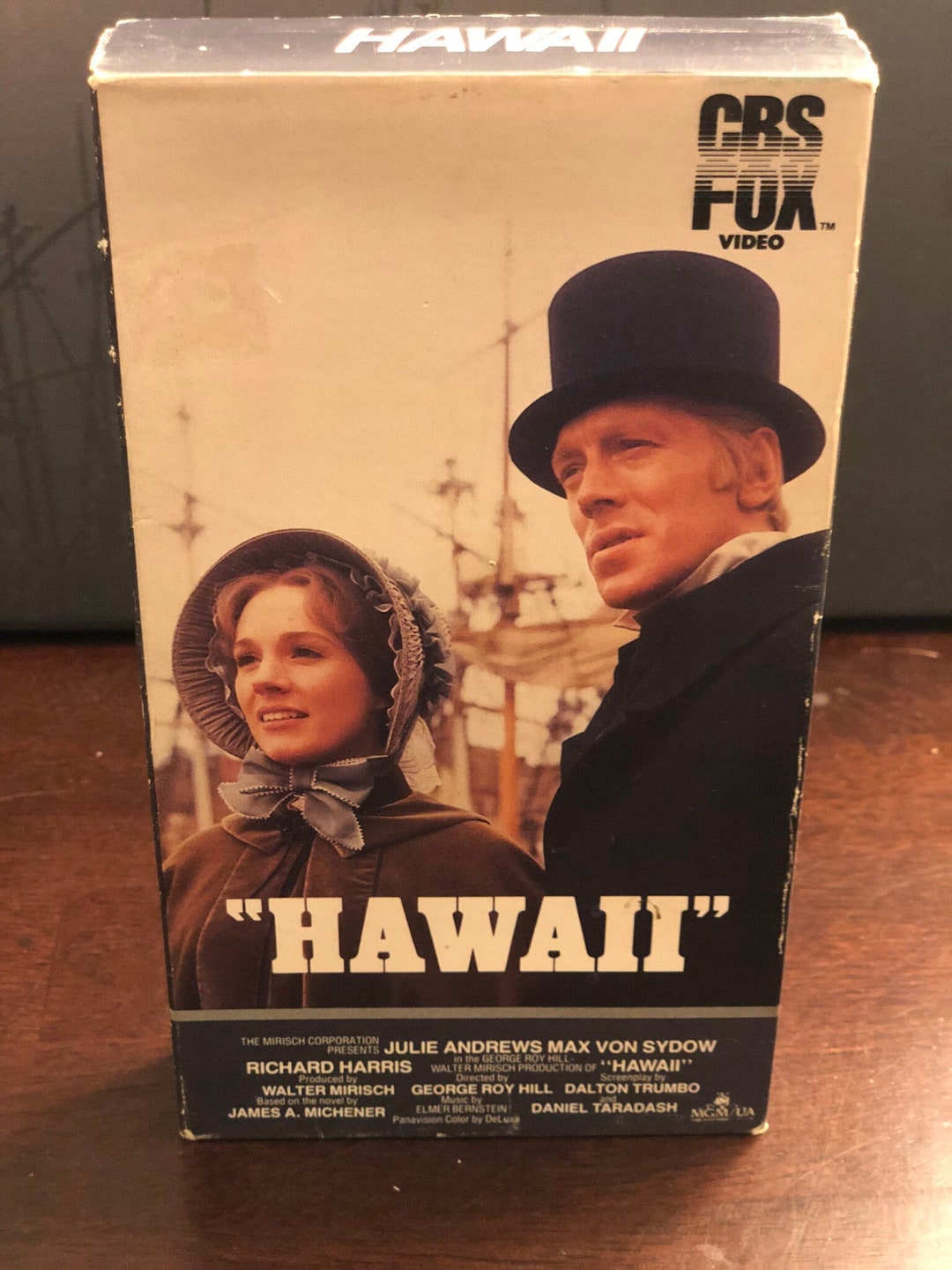 Hawaii VHS 1966 Vintage Movie Release From 1985 Cbs/fox Video Cassette ...