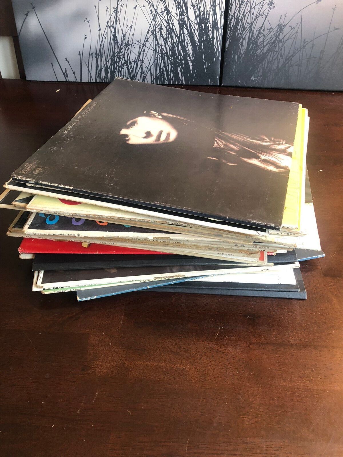 Collection of 100 Vintage Vinyl Records 1950s, 1960s, 1970s, 1980s 33 ...