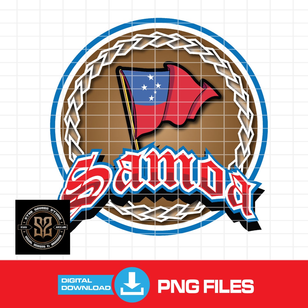 Samoa Custom Design Pacific Island Flag - Etsy