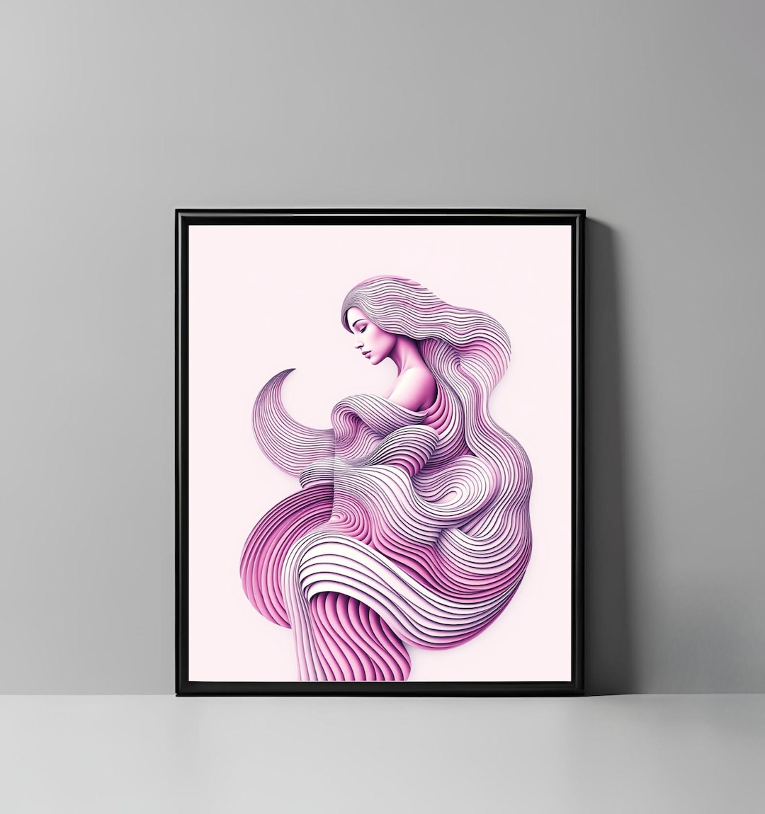This Poster Features a Modern and Abstract Design Uses a Gradient Color ...