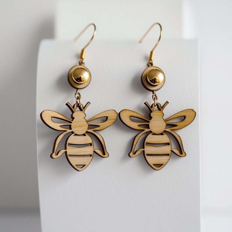 Bee Earrings - Etsy