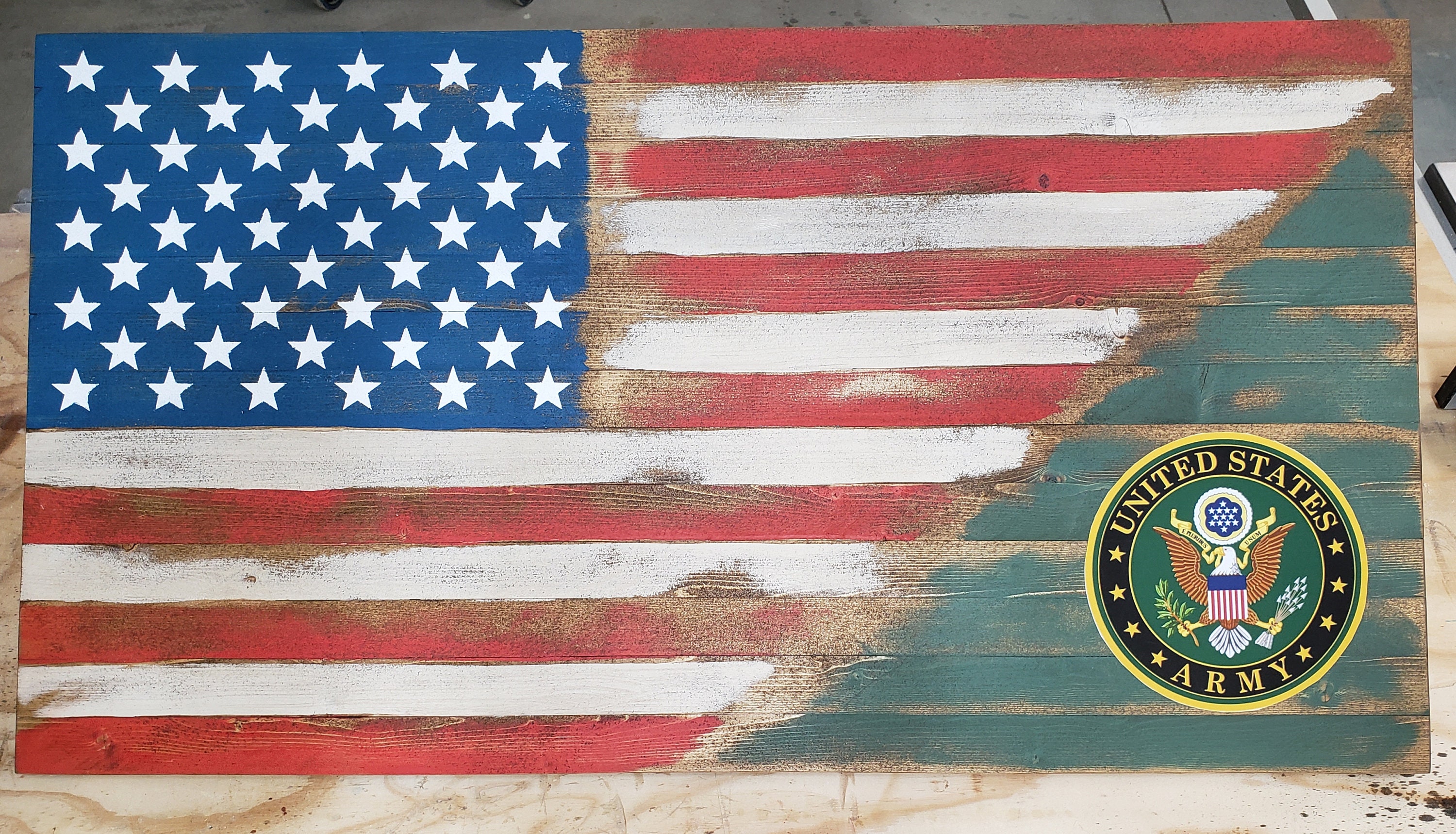 Custom Wood Flags, Challenge Coin Holder, Rustic Flags, Handmade Flags ...