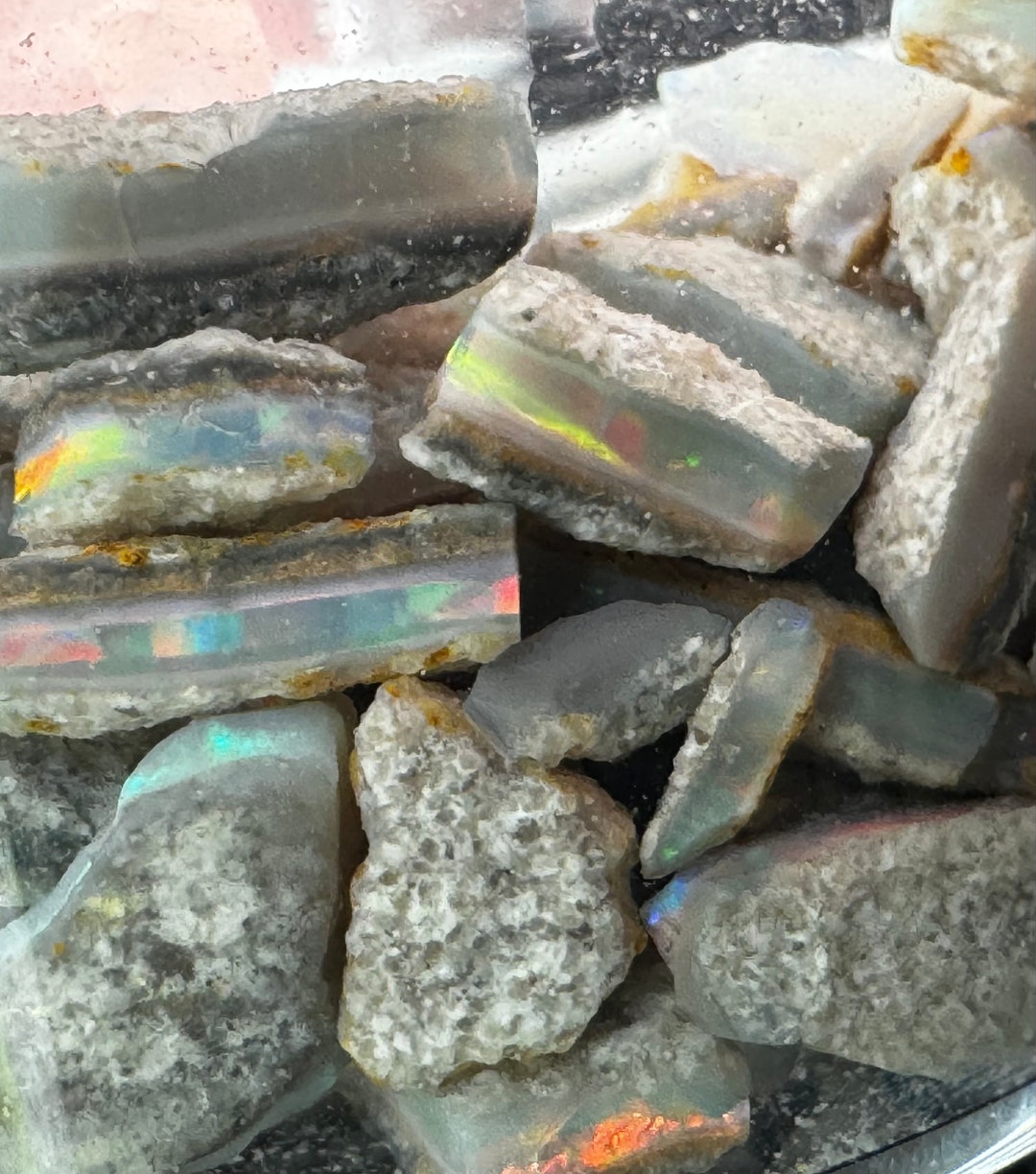 20ct. Mintabie Opal Rough Parcels - Black, Crystal & Assorted - Etsy Australia