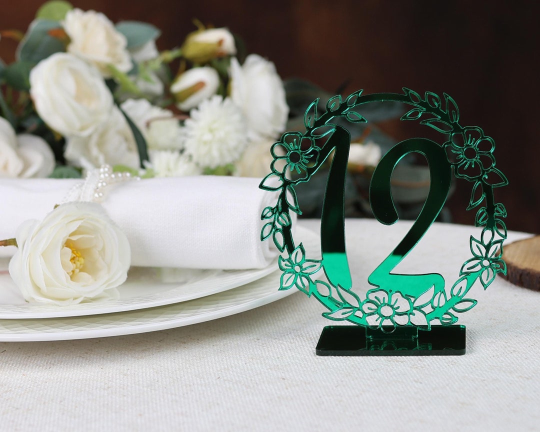 Event Table Numbers, Table Signs for Wedding, Table Centerpieces With ...