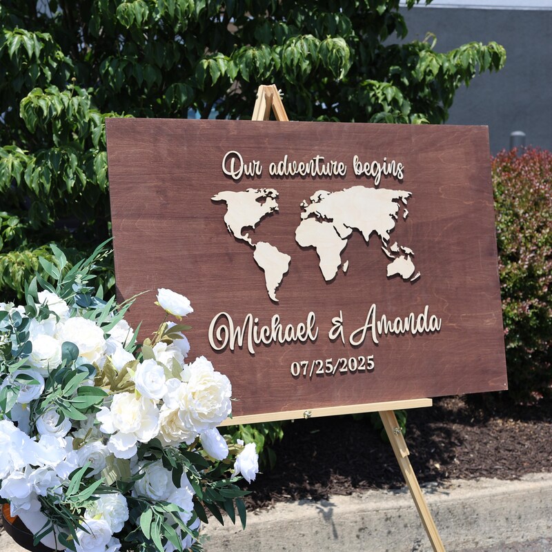 Map Guest Book - Etsy