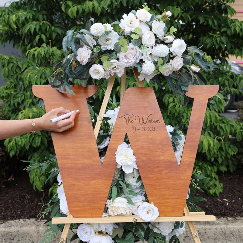 Wooden Letter W - Etsy