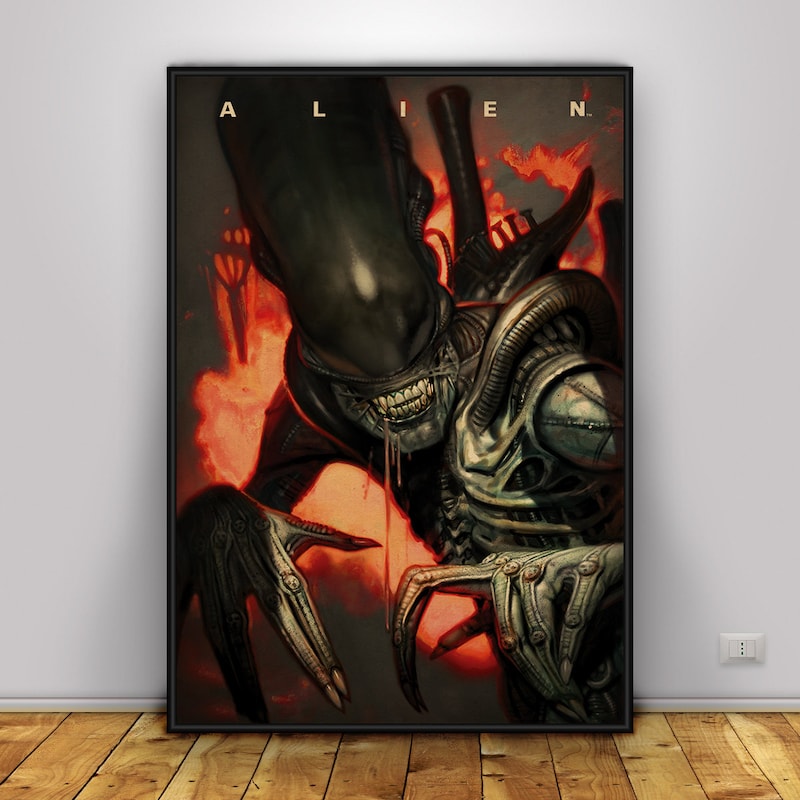 Alien Wall Art - Etsy