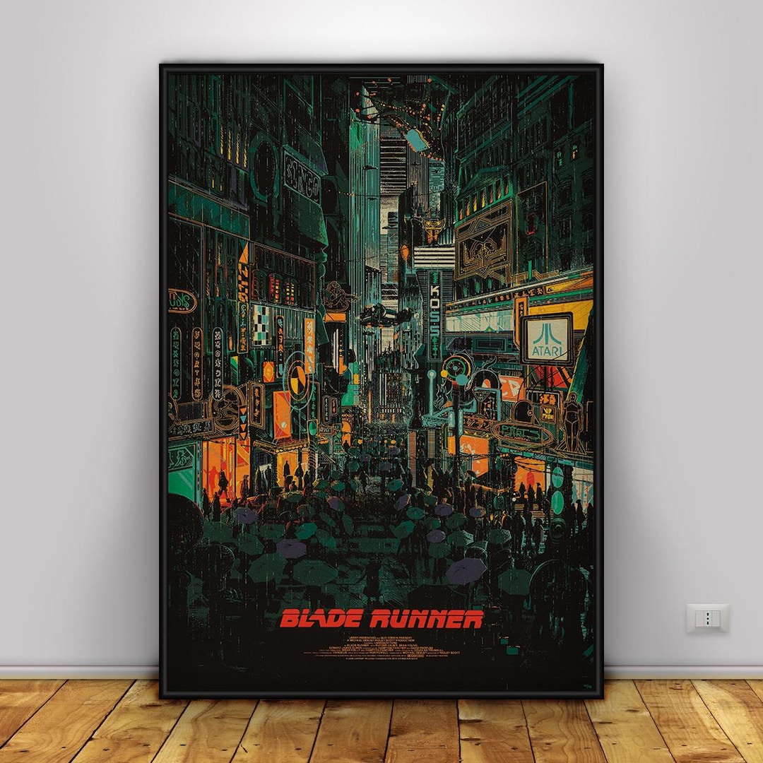 Blade Runner Poster Wall Art Wall Prints Home Decor Kraft Paper Print ...