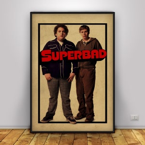Superbad Poster Wall Art Wall Prints Home Decor Kraft Paper Print Gift ...