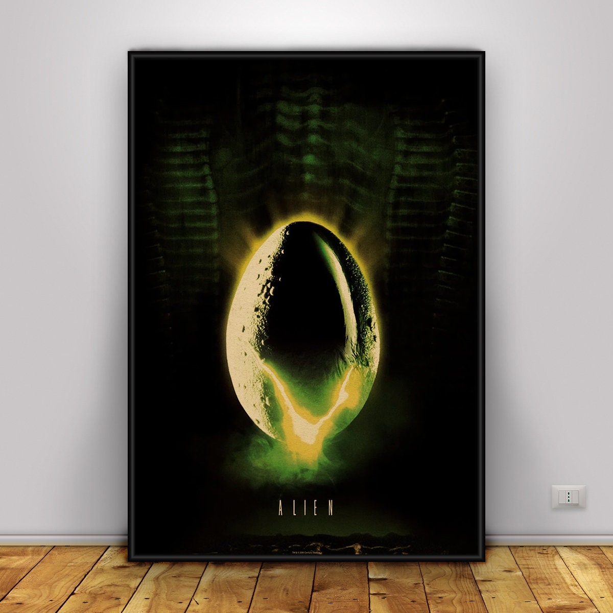 Alien Xenomorph Poster Wall Art Wall Prints Home Decor Kraft Paper ...